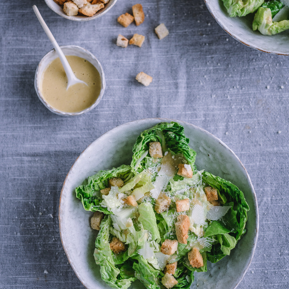 Ensalada César receta original Muy Fácil